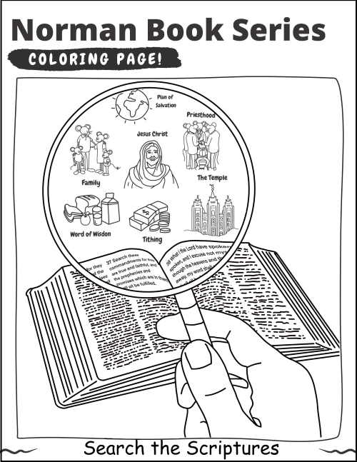 Coloring-pages - Norman the Mormon